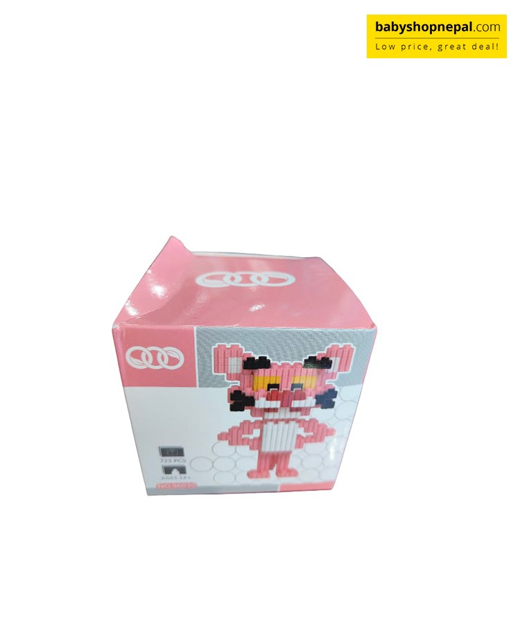 Pink Panther Mini Building Block Set for Kids in Nepal
