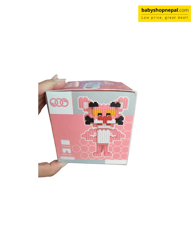 Pink Panther Mini Building Block Set for Kids in Nepal