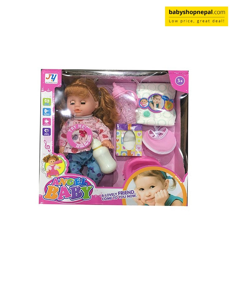 Buy Angel Baby Doll Set For Kids Online in Nepal